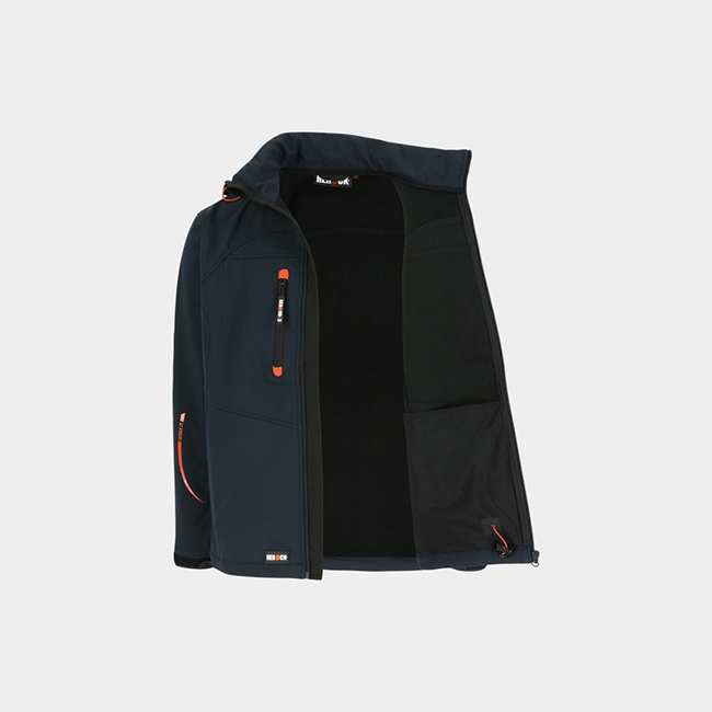 Vectorbrands | POSEIDON SOFT SHELL JACKET NAVY